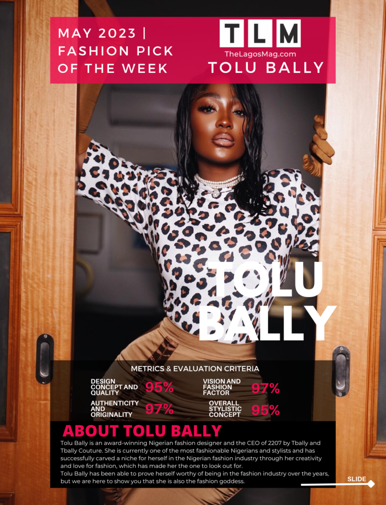 Fashion Pick of The Week: Tolu Bally Creates And Sets Trends With Her ...