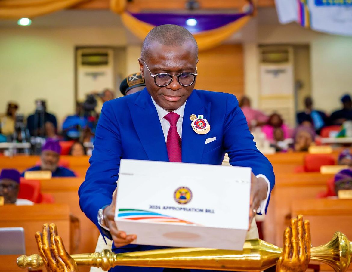Governor Babajide Sanwoolu Present 2024 Budget To Lagos State House Of ...